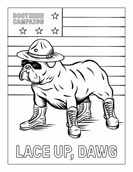 marine corps birthday coloring page